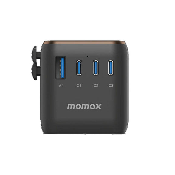 Momax 1-World 170W 4-Port Travel Adaptor - Desert Titanium – Tech Goods