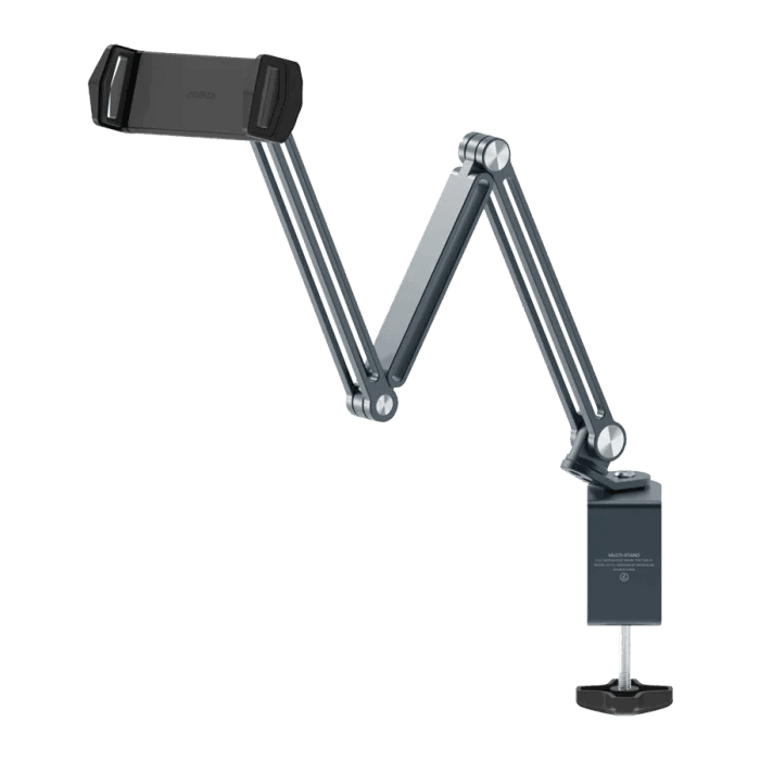 Momax Multi-Stand Full Motion Desk Mount for Tablet - Space Grey – Tech ...